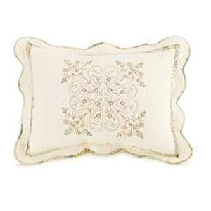 mary janes farm vintage treasure, standard sham, ivory