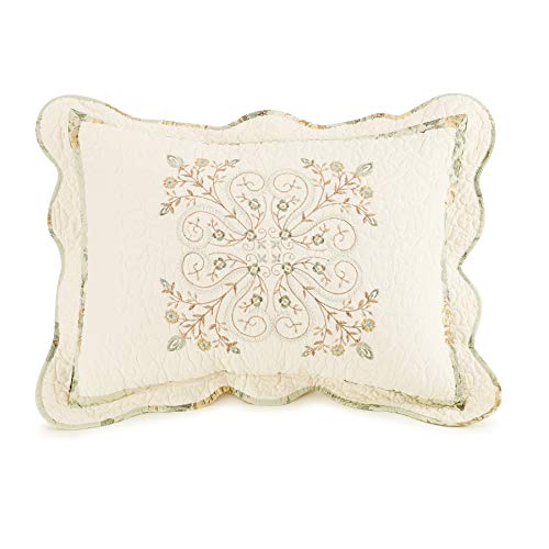 Mary Janes Farm Vintage Treasure, Standard Sham, Ivory