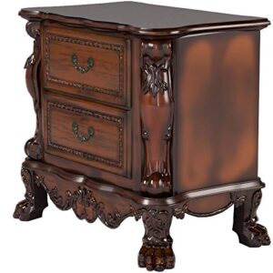 ACME Dresden Nightstand - 12143 - Cherry Oak