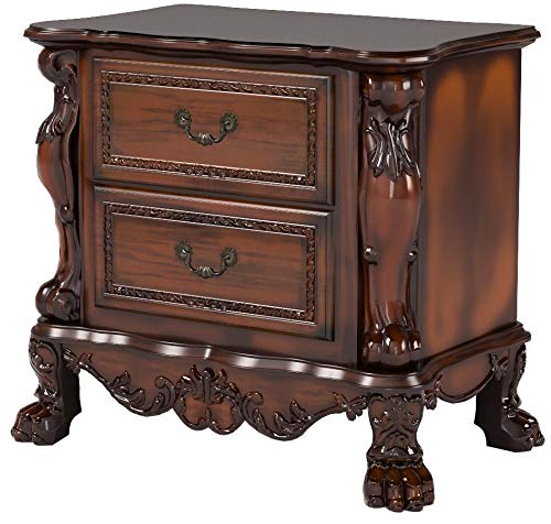 ACME Dresden Nightstand - 12143 - Cherry Oak