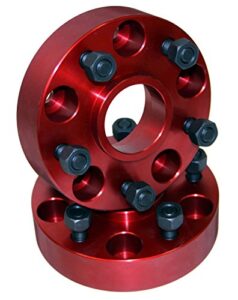 alloy usa 11300 wheel spacer kit, 1.5 inch; 07-18 jeep wrangler jk/jku