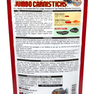 Hikari Tropical Jumbo Carnisticks Fish Food, 6.37 oz (182g)