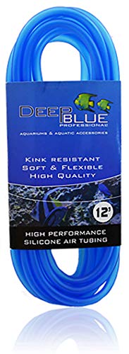 Deep Blue Professional ADB12295 Silicone Air Tubing for Aquarium, 12-Feet