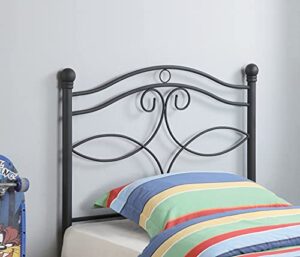 coaster furniture twin headboard matte black 450102t