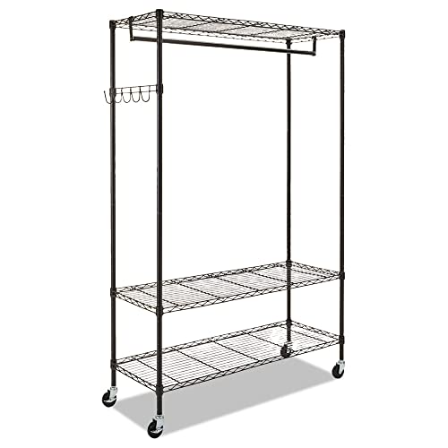 Alera Wire Shelving Garment Rack (Black)