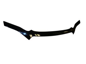 auto ventshade [avs] aeroskin hood protector | 2008 - 2010 toyota highlander, low profile/flush - smoke | 322026