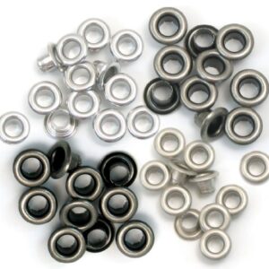 We R Memory Keepers - 60 Standard Cold Metal Eyelets for Scrapbooking - 15 of Each Color