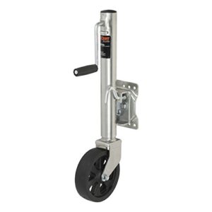 CURT 28115 Marine Boat Trailer Jack with 8-Inch Wheel, 1,500 lbs. 11 Inches Vertical Travel