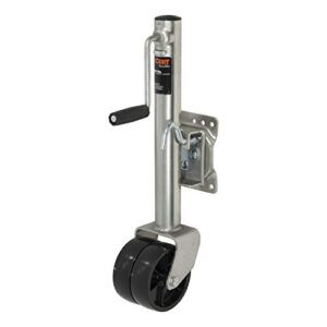 CURT 28155 Marine Boat Trailer Jack with 6-Inch Wheels, 1,500 lbs. 10-3/8 Inches Vertical Travel