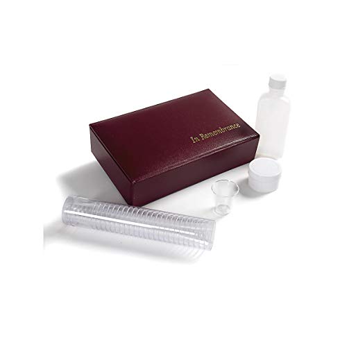 Portable Communion Set - Maroon