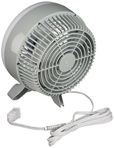 Honeywell GF-55 Chillout 2-Speed Personal Fan, Small, White/Silver