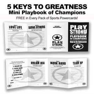 Play Strong 3-Pack Thanks Coach You're the Best Clipboard 3-Pack (5x7) Greeting Cards Perfect for Sports Seasons Team Banquet Party Thank You Coach Appreciation Gifts - Your Coaches Will Love 'Em!