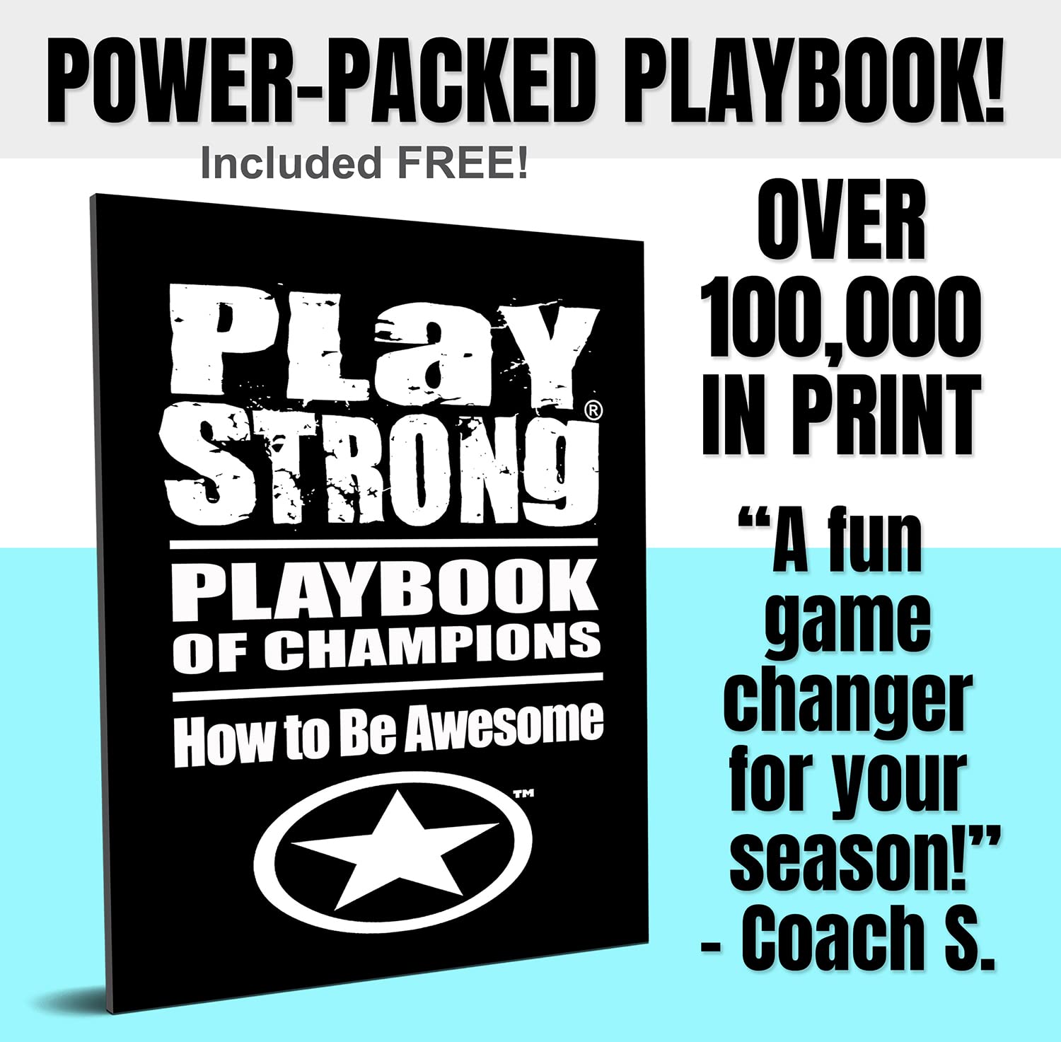 Play Strong 3-Pack Thanks Coach You're the Best Clipboard 3-Pack (5x7) Greeting Cards Perfect for Sports Seasons Team Banquet Party Thank You Coach Appreciation Gifts - Your Coaches Will Love 'Em!