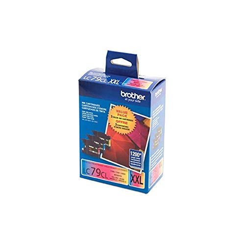 Brother Printer LC793PKS 3 Pack- 1 Each LC79C, LC79M, LC79Y Ink - Retail Packaging, Yellow/cyan/magenta