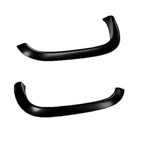 bushwacker extend-a-fender extended front fender flares | 2-piece set, black, smooth finish | 70001-02 | fits 2004-2015 nissan titan w/o lock box