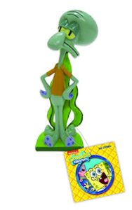 penn-plax squidward aquarium resin décor ornament - bring a little bikini bottom and spongebob to your tank - stands 6.75" high