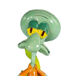 Penn-Plax Squidward Aquarium Resin Décor Ornament - Bring a Little Bikini Bottom and Spongebob to Your Tank - Stands 6.75" high