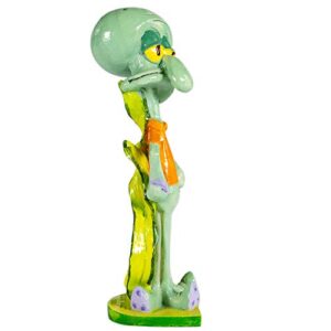 Penn-Plax Squidward Aquarium Resin Décor Ornament - Bring a Little Bikini Bottom and Spongebob to Your Tank - Stands 6.75" high