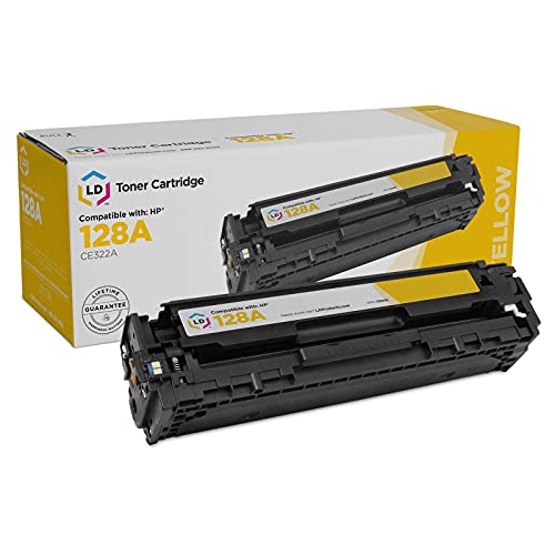 LD Products Toner Cartridge Replacement for HP 128A CE322A (Yellow) Compatible with Color Laserjet CM1415fnw, CP1525nw, CP1523n, CP1522n Laser Jet Pro CP1525nw, CM1410fn Printers