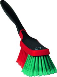 vikan 525252 multi-purpose/rim hand brush- soft/split, transport line