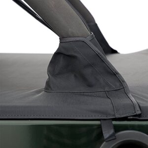 smittybilt 761235 black diamond tonneau cover for jeep jk 2-door