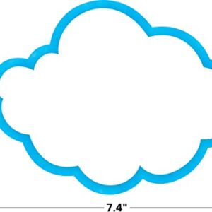 Teacher Created Resources Clouds Accents (5045), Blue/White