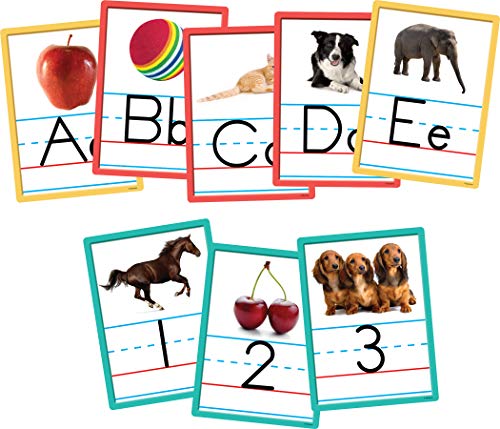 Edupress Alphabet and Numbers Accents, Pack of 36 Multicolored 6" x 8"