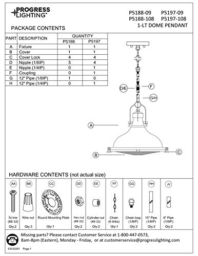 Fresnel Lens Collection 1-Light Fresnel Glass Coastal Pendant Light Brushed Nickel