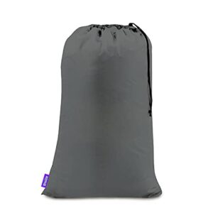 woolite grey laundry bag, white