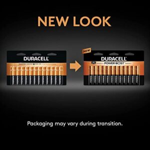 Duracell Coppertop AAA Batteries with Power Boost Ingredients, 24 Count Pack Triple A Battery with Long-Lasting Power, Alkaline AAA Battery for Household and Office Devices