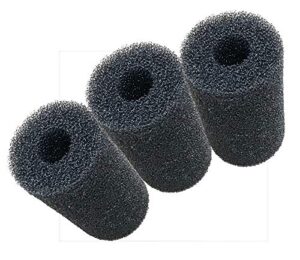 zanyzap pre-filter sponge 3 pack for fluval edge aquarium