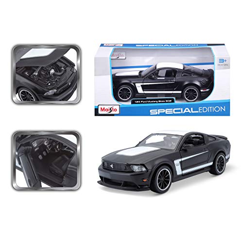 Maisto 1:24 Scale Ford Mustang Boss 302 Diecast Vehicle (Colors May Vary)