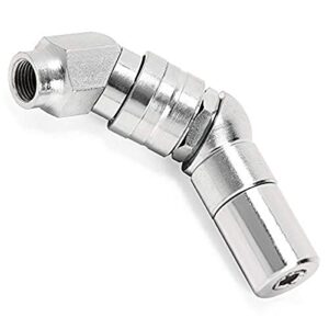 powerbuilt 648759 swivel coupler with 360 degree rotation, silver