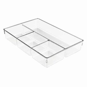 iDesign Vanity/Cosmetic Organizer, Set of 1, Clear