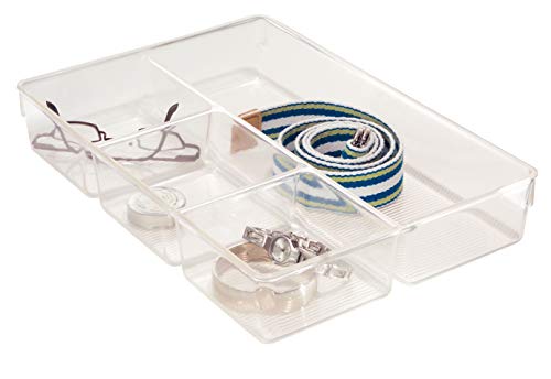 iDesign Vanity/Cosmetic Organizer, Set of 1, Clear