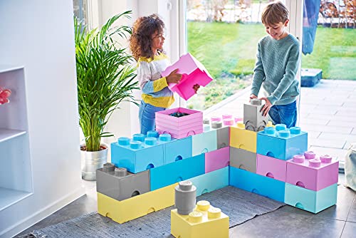 LEGO Light Purple Storage Box Brick 4 DIF