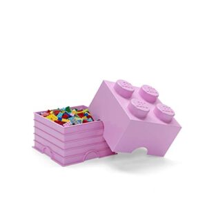 LEGO Light Purple Storage Box Brick 4 DIF