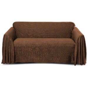 stylemaster alexandria furniture throw, sofa, chocolate