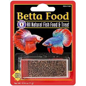 san francisco bay brand betta food all natural fish food and treat, 1 gram container