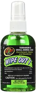 zoo med laboratories szmwo14 wipe out 1 terrarium cleaner, 4.25-ounce