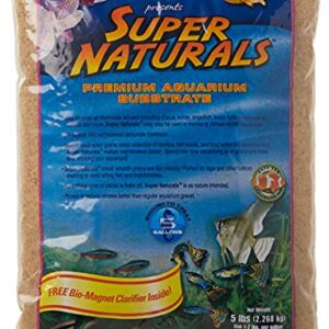 Carib Sea ACS05839 Super Natural Sunset Gold Sand for Aquarium, 5-Pound