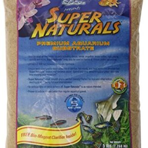 Carib Sea ACS05839 Super Natural Sunset Gold Sand for Aquarium, 5-Pound