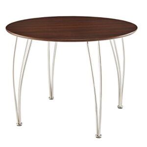 DHP Bentwood Round Dining Table Top.Legs sold seperately, Espresso Brown, Medium