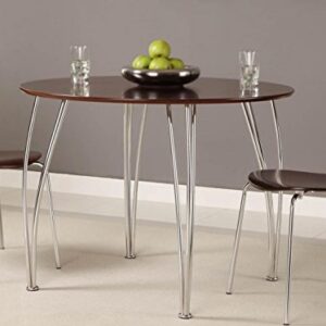 DHP Bentwood Round Dining Table Top.Legs sold seperately, Espresso Brown, Medium