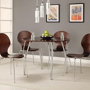 DHP Bentwood Round Dining Table Top.Legs sold seperately, Espresso Brown, Medium