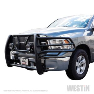 Westin 57-3555 Black HDX Grille Guard fits 2010-2018 Ram 2500 3500