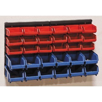 30 Wall Mounted Small Parts Storage Bins