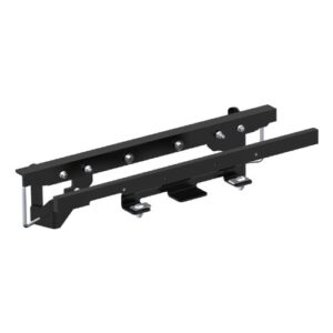 CURT 60657 Double Lock Gooseneck Installation Brackets, Fits Select Dodge, Ram 1500, with Coil Springs, Carbide Black Powder Coat