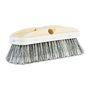 boardwalk bwk8410 2-1/2 in. polystyrene bristle 10 in. vehicle brush with vinyl bumper