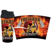 Firefighter Tough Go In Thermal Travel Mug